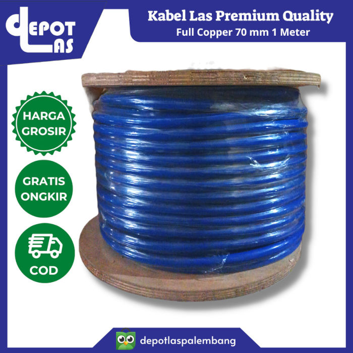 Kabel Las Premium Quality Full Copper 70 mm 1 Meter | Depot Las Indonesia